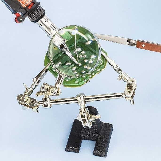 ZEAST Helping Hand Tool แว่นขยายพร้อมแคลมป์ - TE-805 -- [ HJT ...
