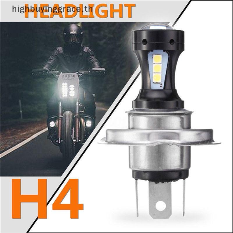 Hgth H4 รถจักรยานยนต์ 3030 18 SMD LED ไฟหน้าหลอดไฟ 6500K 12-24v12-24v ...