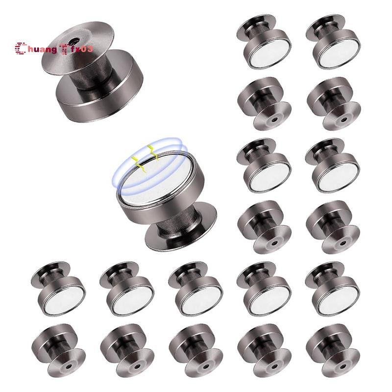 Chuangtfx0320Pcs Magnetic Pin BacksสําหรับเคลือบPin, 10 มม.Pinกลับ ...