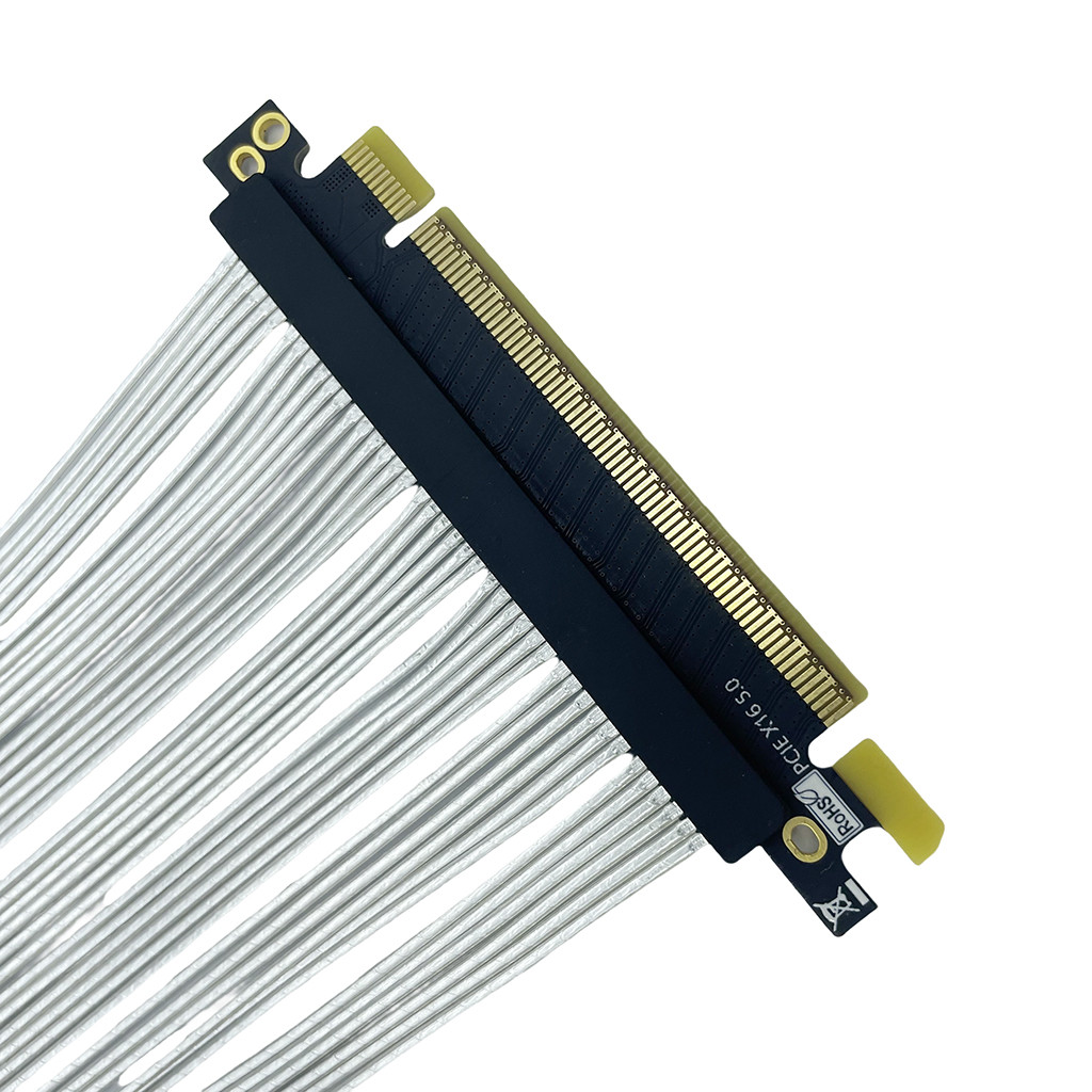 Pcie 5.0 X16 กราฟิกการ์ด GPU สายชุบเงิน PCI-E 5.0 GEN5 64GT\S ...