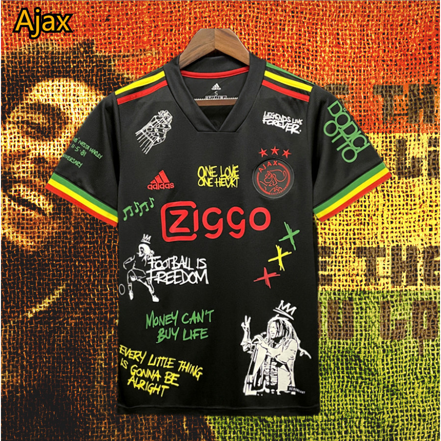 Fan Issue NEW 23/24 Ajax Bob Marley Special Edition Jersey | Shopee Thailand