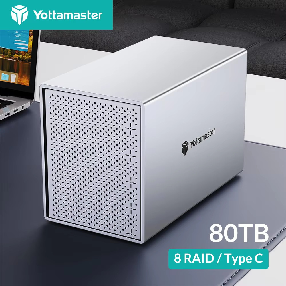 Yottamaster 5 Bay 2.5 "/3.5" กล่องใส่ HDD SATA 6Gbps USB C HDD/SSD ได้ ...