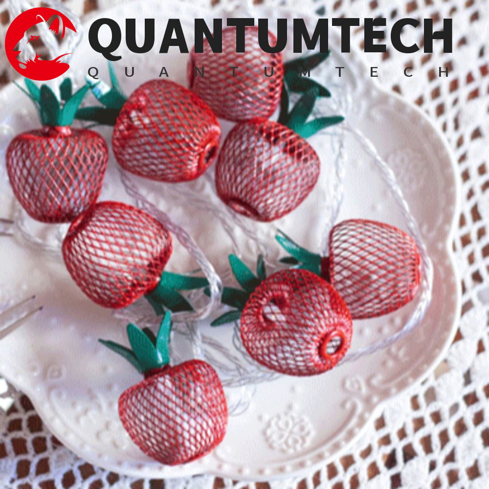 QUANTUMTECH ไฟ LED String, 10LED แบตเตอรี่ขับเคลื่อนผลไม้ String ไฟ, อินเทรนด์ 2M เหล็ก Festive ...