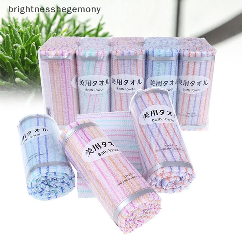 BGTH ผ้าขนหนูเกาหลี Exfoliating ยาวเหนียวอาบน้ํากลับขัดเหนียวผ้าเช็ดตัว ...
