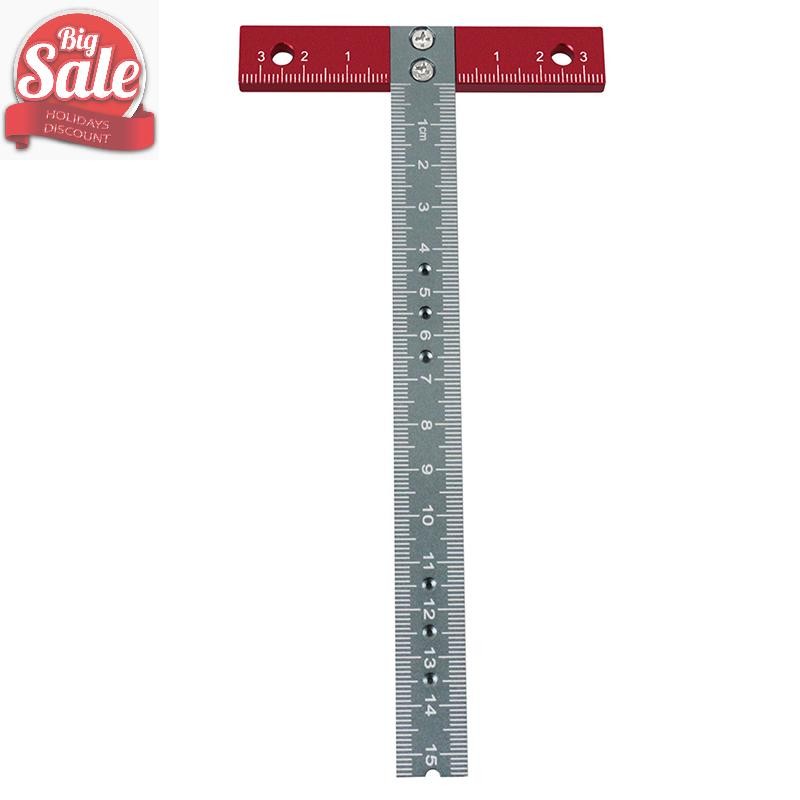 AF T Square Positioning Ruler 170 มม.อลูมิเนียม T-Rurler เลเซอร์พิมพ์ ...