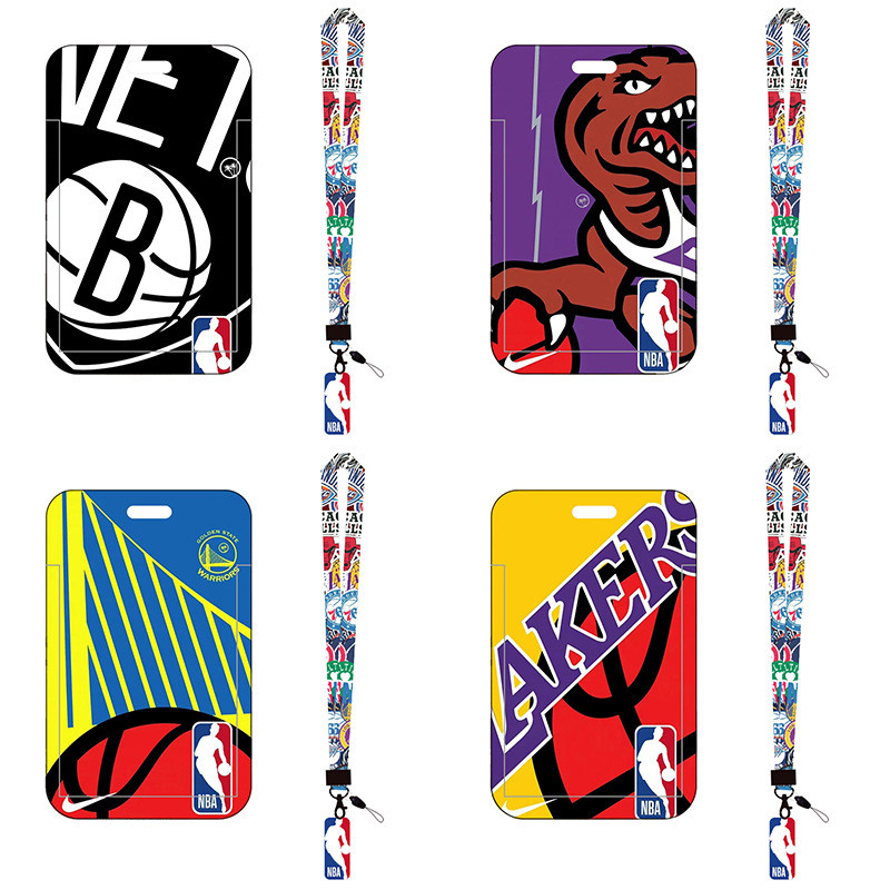 Nba ID Badge holder Kids Lanyard Key Ring Card Protector เครื่องเขียน ...