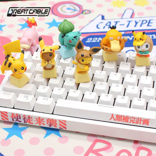 keycap valorant คีย์แคป keycaps ปุ่มกด Pikachu แป้นพิมพ์โปเกมอนโปเกมอน ...