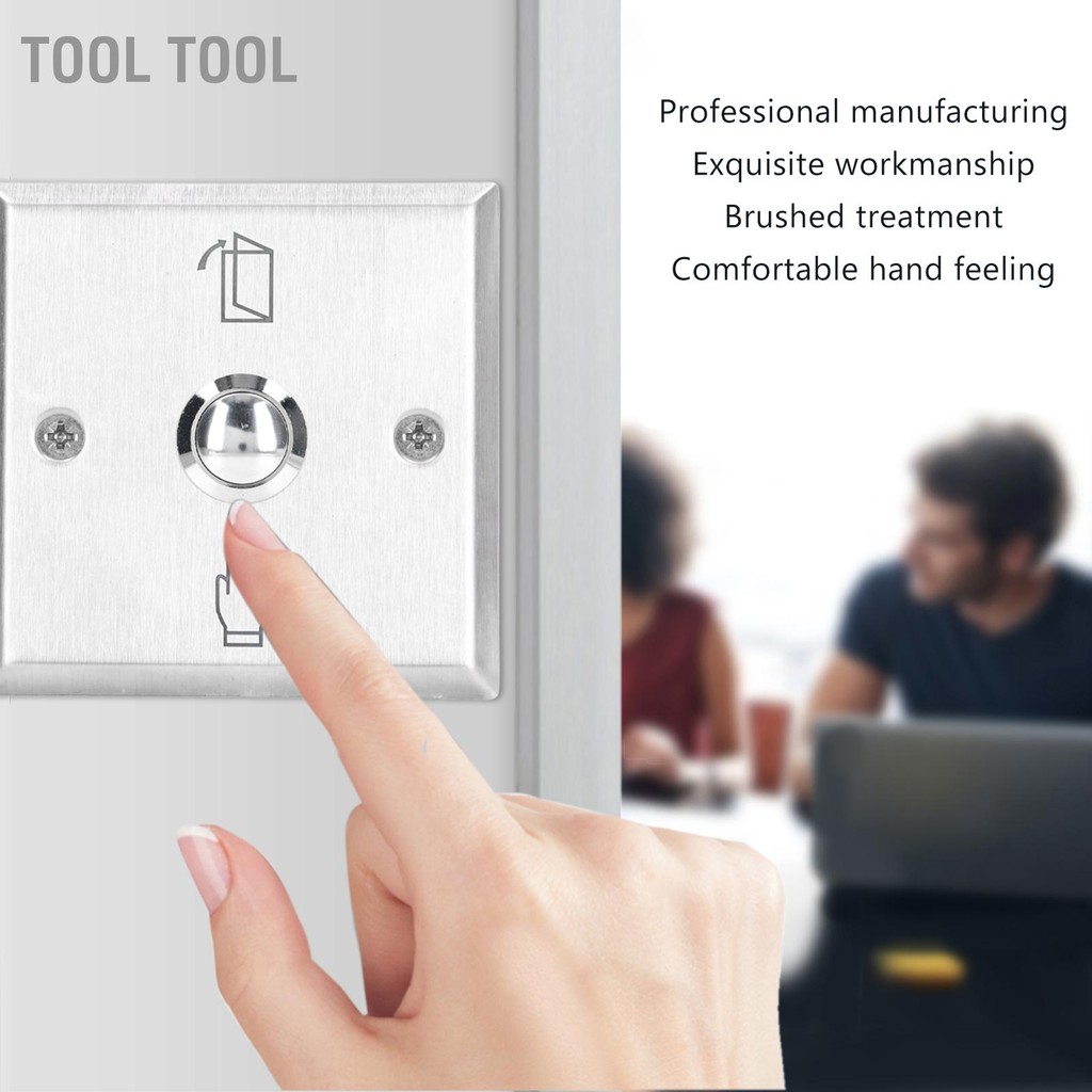 Tool Exit Button Switch Stainless Steel Door Release for Access Control ...