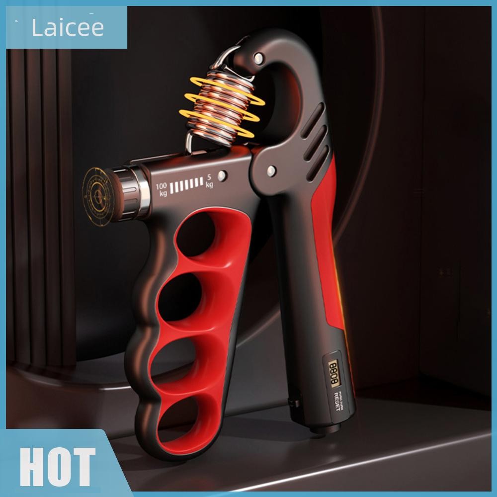 [Laicee.th] 5-100 KG Grip Strength Trainer Hand Gripper ปรับความต้านทานความเครียดบรรเทา | Shopee ...