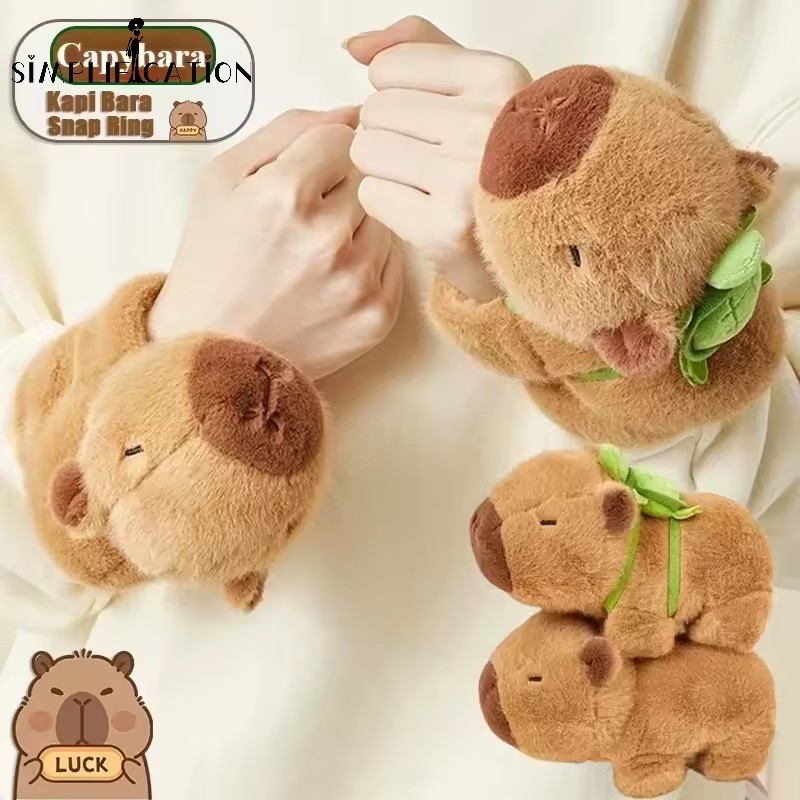 Creative Capybara สายรัดข้อมือสร้อยข้อมือ - น่ารัก Capybara Plush Hand ...