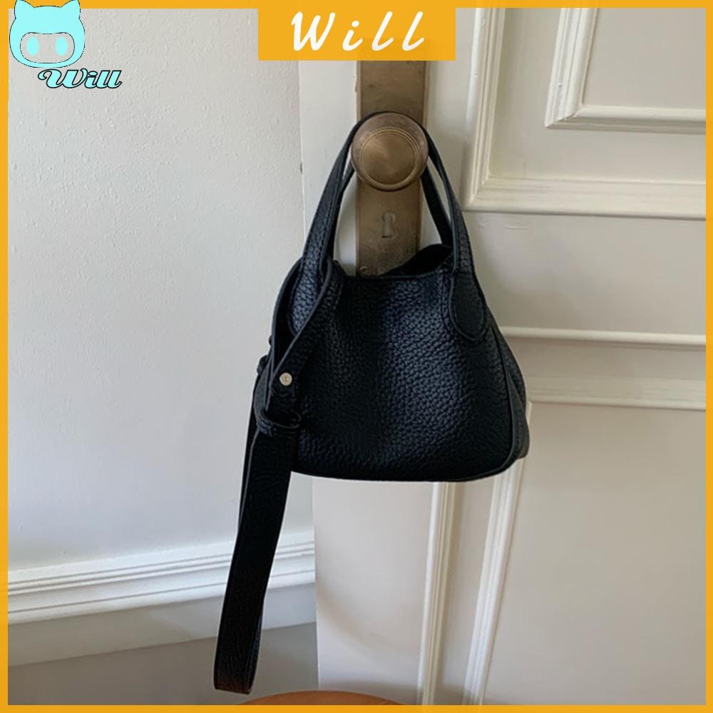 กระเป๋าสะพายไหล่ผู้หญิง PU Bucket Fashion Simple Commuting Outdoor ...