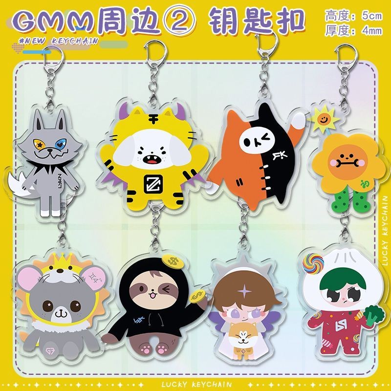 ขายร้อนผลิตภัณฑ์ใหม่ perthchimon พัฟ Merchanded อะคริลิคพวงกุญแจ gmm ...