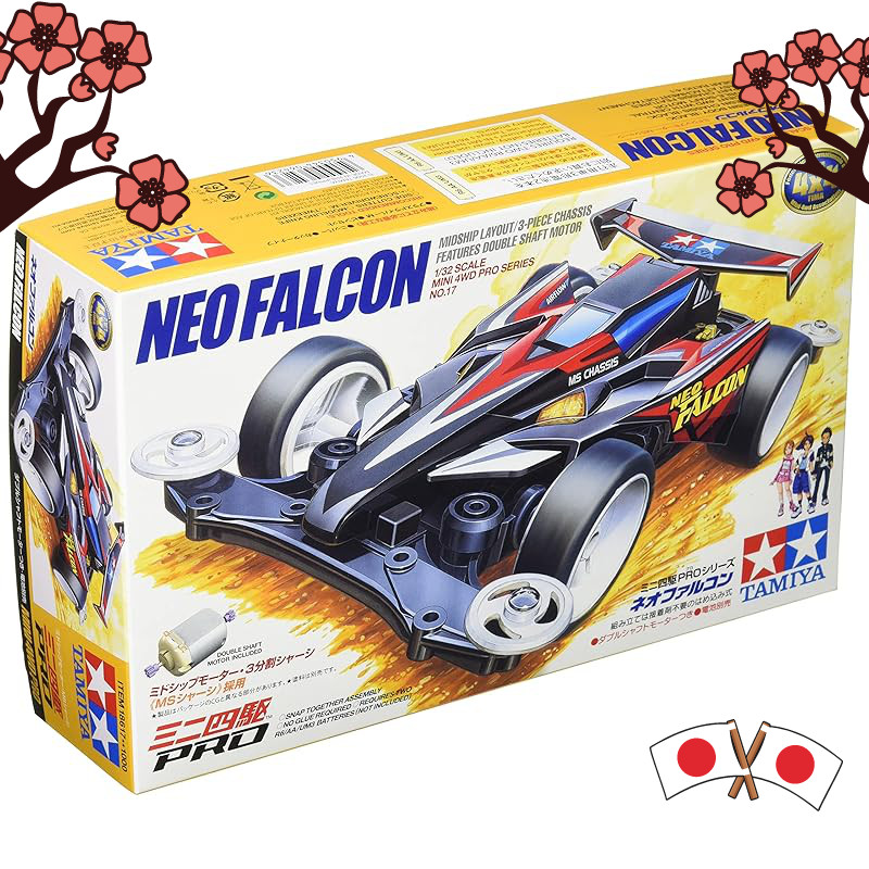 TAMIYA Mini 4WD PRO Series No. 17 Neo Falcon MS Chassis 18617 | Shopee ...