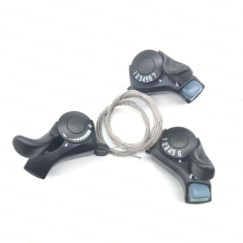 ʚɞ Ne ʚɞ จักรยานเสือภูเขา Bike Speed Shifters Handle จักรยาน Twist Grip ...