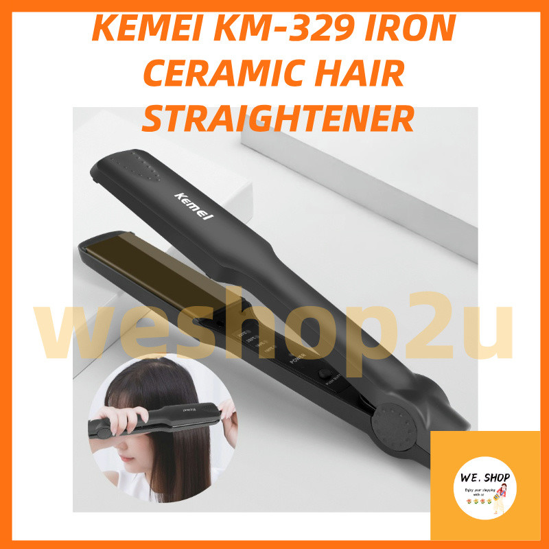 Kemei Km-329 Iron เซรามิคผม Straightener เครื่องมือจัดแต่งทรงผมเครื่อง ...