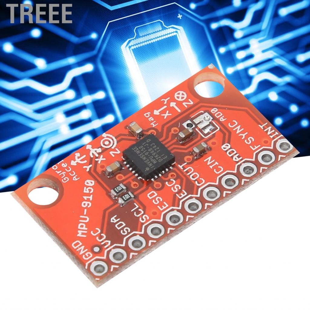 Treee MPU-9150 9-Axis Gyroscope Accelerometer Magnetic เซนเซอร์ โมดูลบอร์ดส่วนประกอบ | Shopee ...