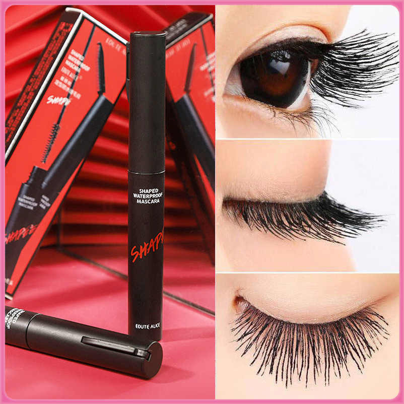 Edute Alice มาสคาร่า ขนตา กันน้ำ หยิกงอ ขนตายาว พร้อมหัวแปรง สีดำ ...
