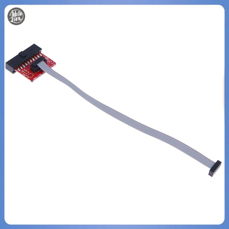 WL| J-LINK/v9 v8 ARM-JTAG-20-10 บอร์ดอะแดปเตอร์ 2.54 มม. PIN 0.1 1.27 มม.Jlink อะแดปเตอร์บอร์ด ...