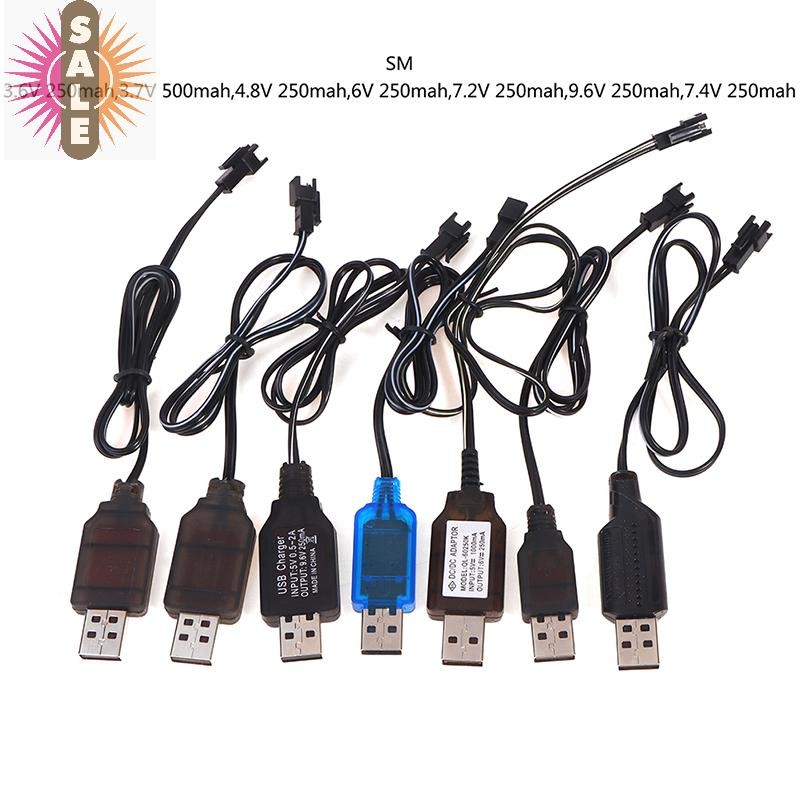 ON 3.6-9.6V 250mA NiMh/NiCd แบตเตอรี่สายชาร์จ USB SM 2P ปลั๊กไปข้างหน้า A | Shopee Thailand