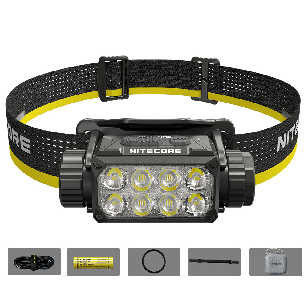 NITECORE HC75 UHE 3000 Lumens UHE LEDs สปอตไลท์แบบชาร์จไฟได้ E-focus ปรับไฟฉายทํางาน | Shopee ...