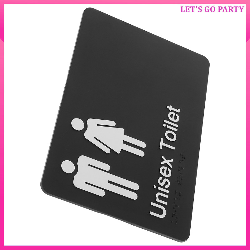 Braille Signage Restroom Toilet House Number Indicator uiran | Shopee ...