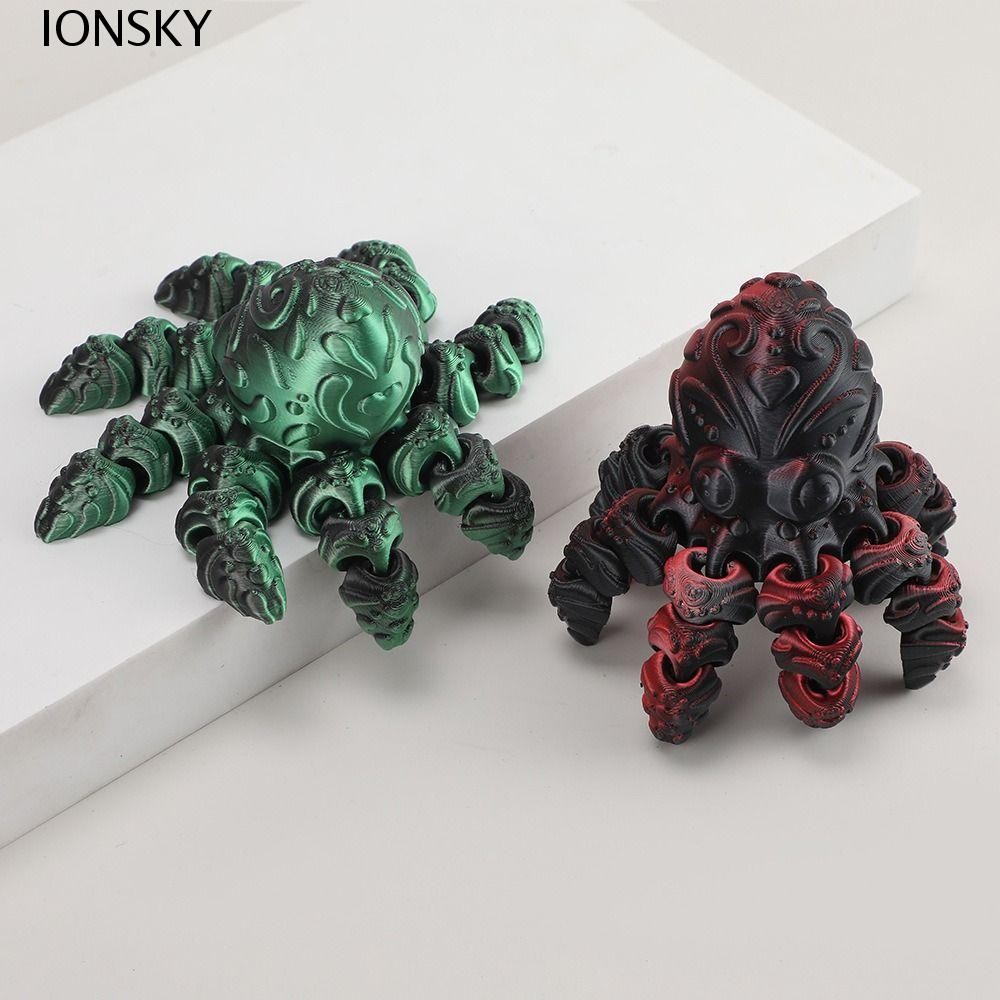 IONSKY 3D พิมพ์ Octopus รุ่น, การ์ตูน Movable Joints 3D พิมพ์ Octopus ...