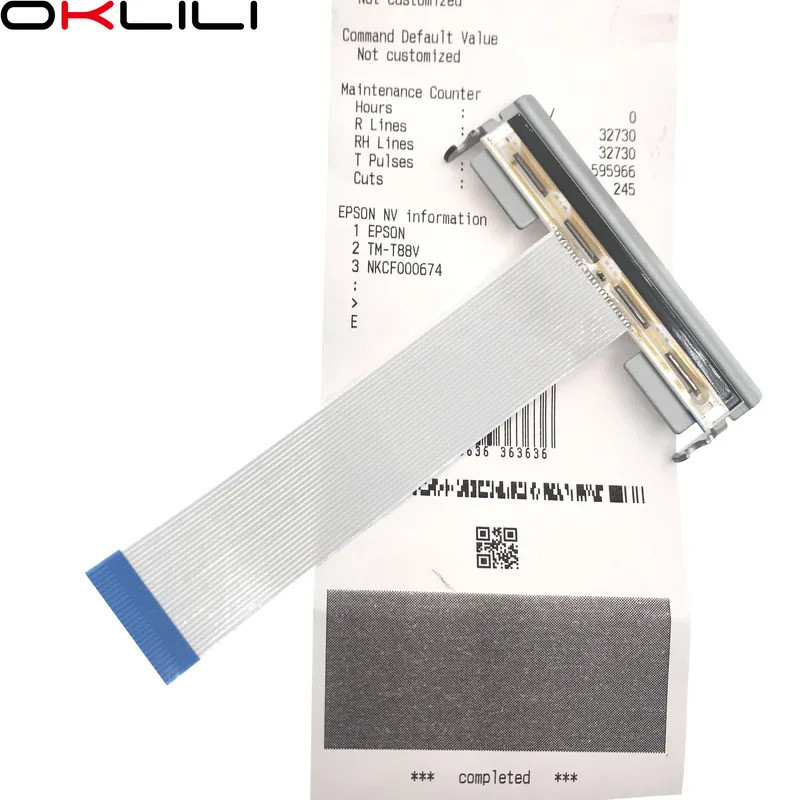 หัวพิมพ์ความร้อนใหม่จากญี่ปุ่น สำหรับ EPSON TM-T88V TM-T885 TM T88V ...