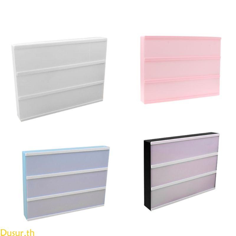 Dusur INS กล่องไฟ LED ร้อน DIY ตัวอักษรสีดําการ์ดรวมโคมไฟกลางคืนตกแต่ง ...