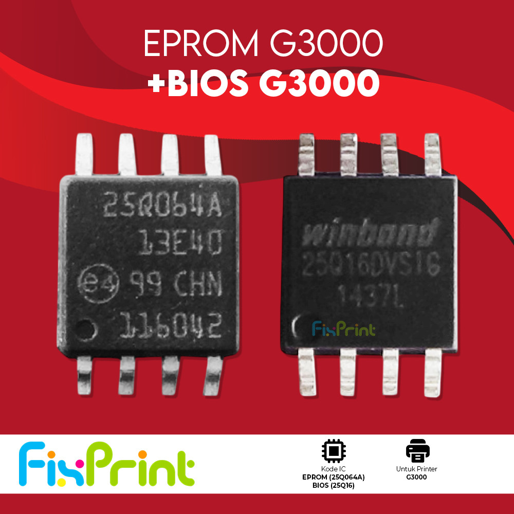 Ic Eprom + IC BIOS Canon G3000, IC Counter Reset G3000 เครื่องพิมพ์ ...