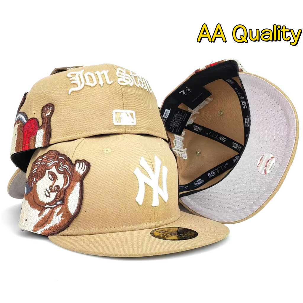 ใหม่ Era Jon Stan X MLB New York Yankees ติดตั้งหมวก Bisbal เย็บปักถัก ...