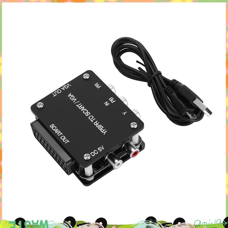 Super YUV to RGBS YPBPR ถึง SCART YPBPR ถึง VGA ส่วนประกอบ Transcoder ...