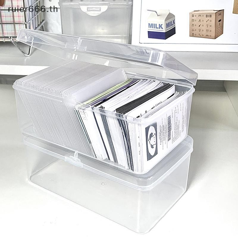 # Th # Photocards Storage Box Transparent Stickers Korea Idol Card ...