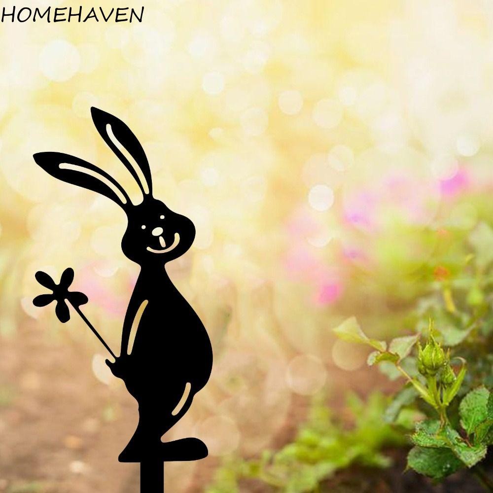 Homehaven Bunny Plugin, ตลกสร้างสรรค์กระต่าย Ground Inlay เครื่องประดับ ...