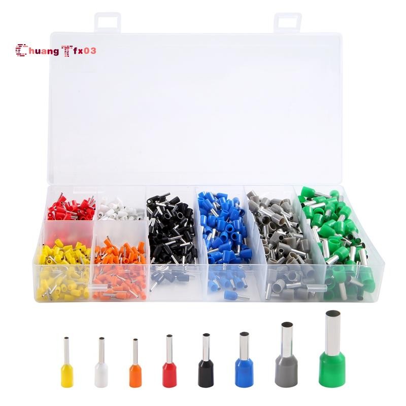 Chuangtfx03800 Pcs Ferrules Kit, Wire Ferrules Crimp Connector, ฉนวน ...