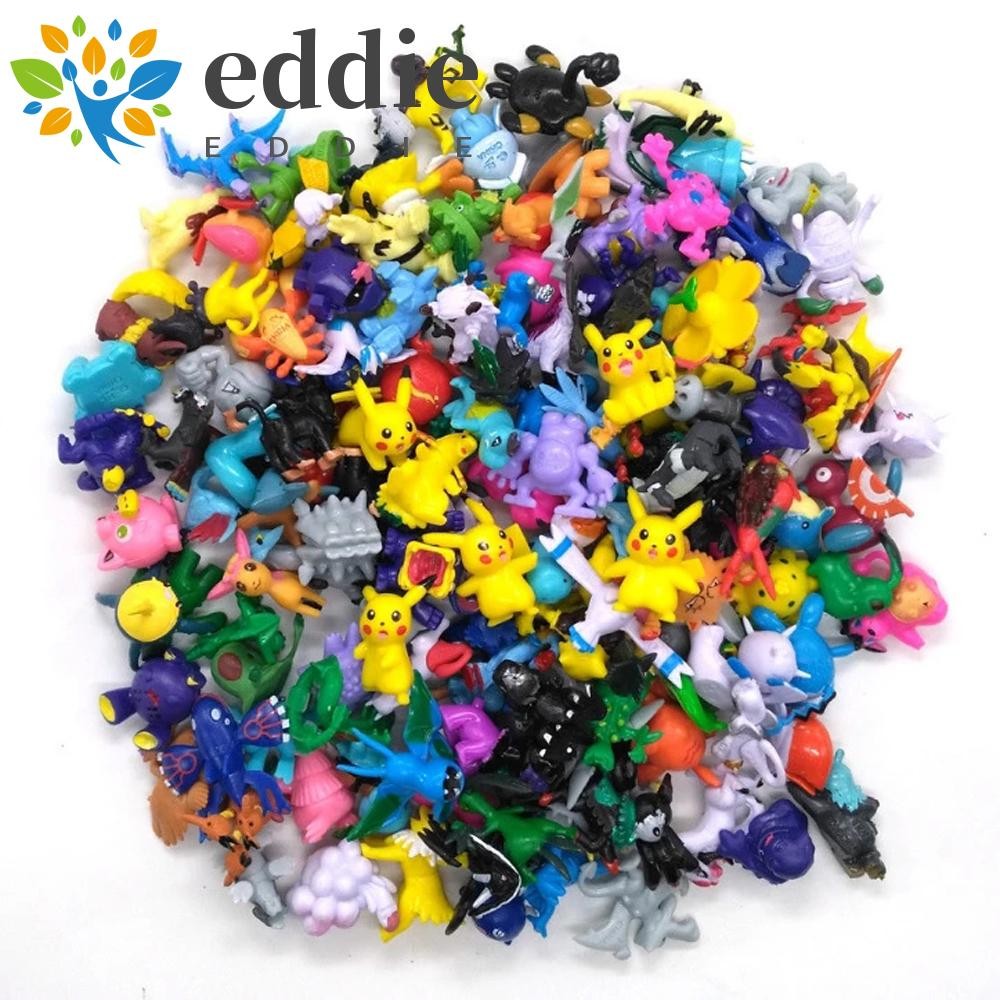 Edie Pokemon Action Figure 24-120 ชิ้นมินิของขวัญวันเกิดรุ่นน่ารัก ...