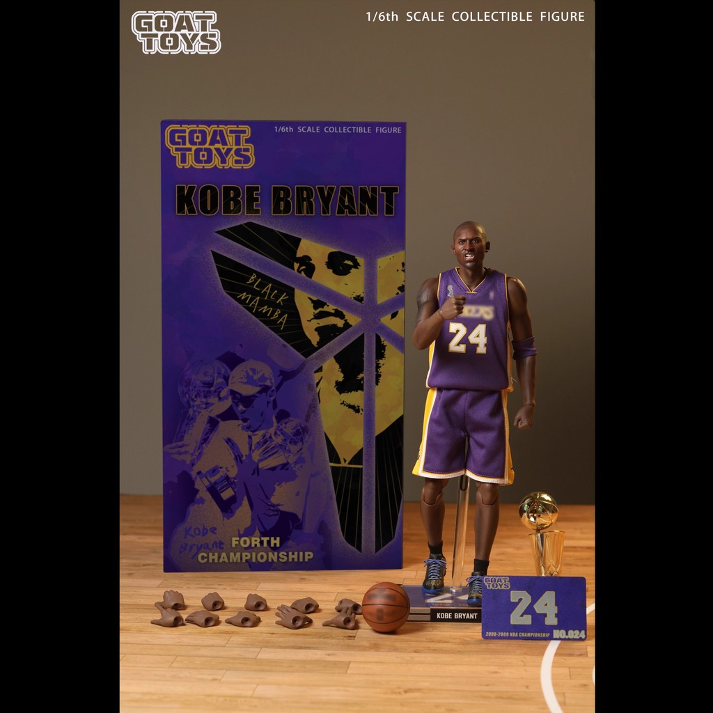 ของเล่นแพะ 1/6 Kobe Bryant Fourth Championship 1/6th Scale Collectible ...