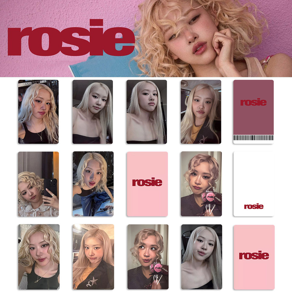 Rose Shanghai แฟลชการ์ดขนาดเล็ก Park Chae-YOUNG Rosie การ์ดขนาดเล็กแบบ ...