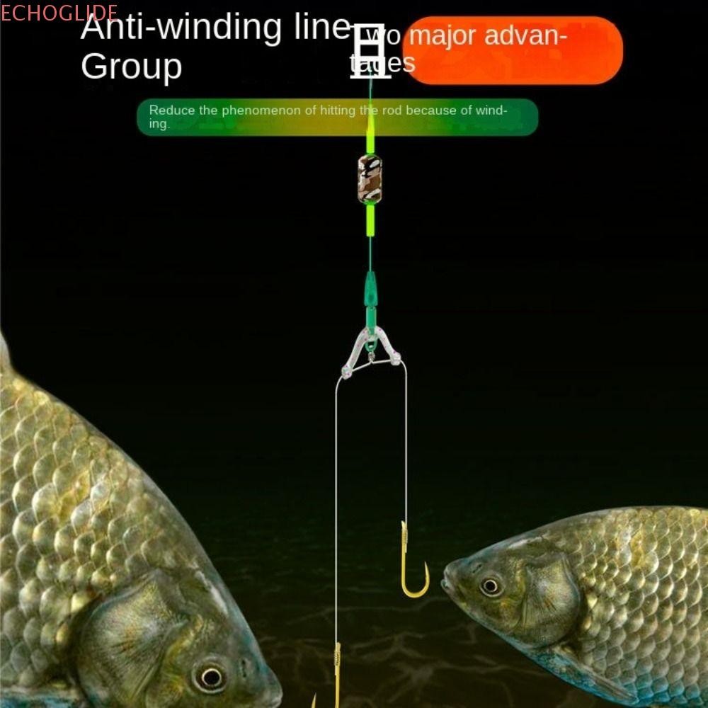 ECHOGLIDE Fishing Tackle Connector,สามส้อม Divider Fishing Subline ...