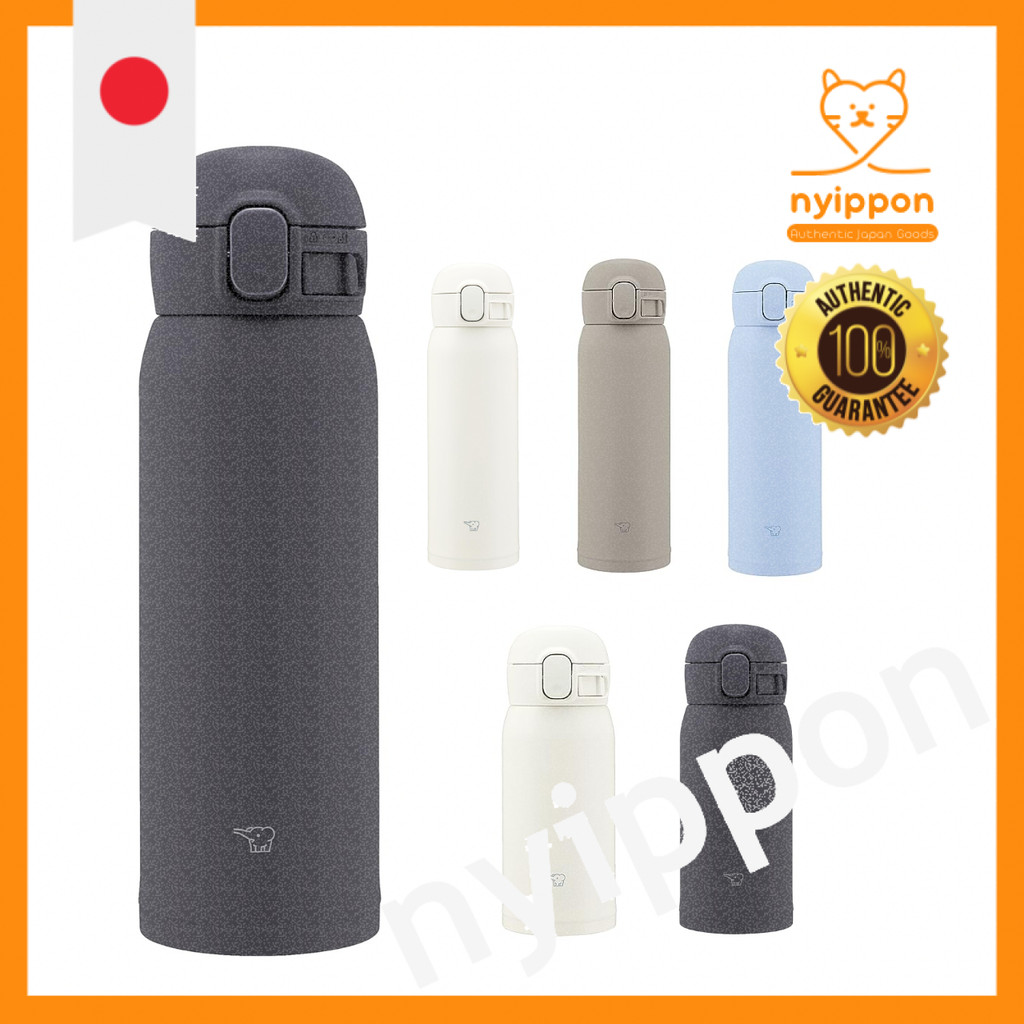 Zojirushi Stainless Steel Bottle with Seamless Lid, 360ml / 480ml | Shopee Thailand
