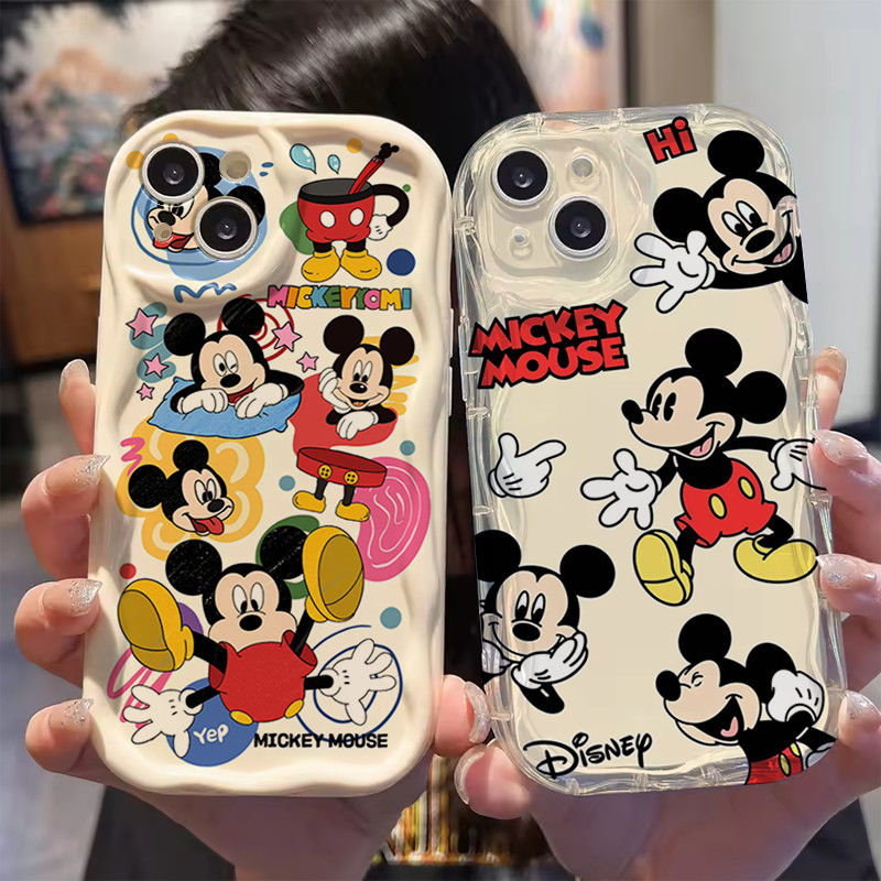 น่ารักMickey Mouseเคสโทรศัพท์สําหรับOPPO A5 A3 A2 Pro A3x A60 A79 A38 ...