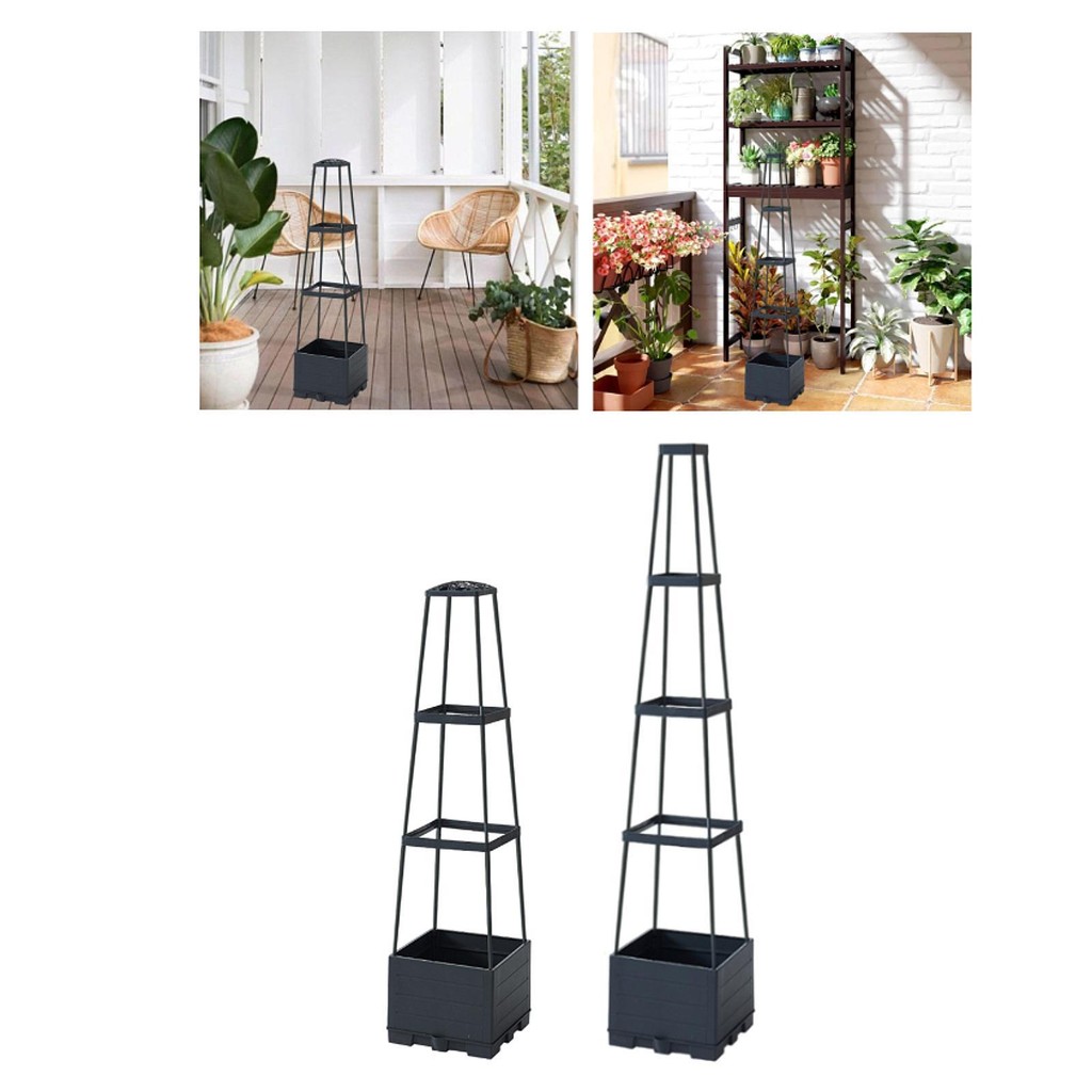 [arutoxalc] กล่องชาวไร่พร้อม Troellis Tomato Planter รดน้ําด้วยตนเอง ...