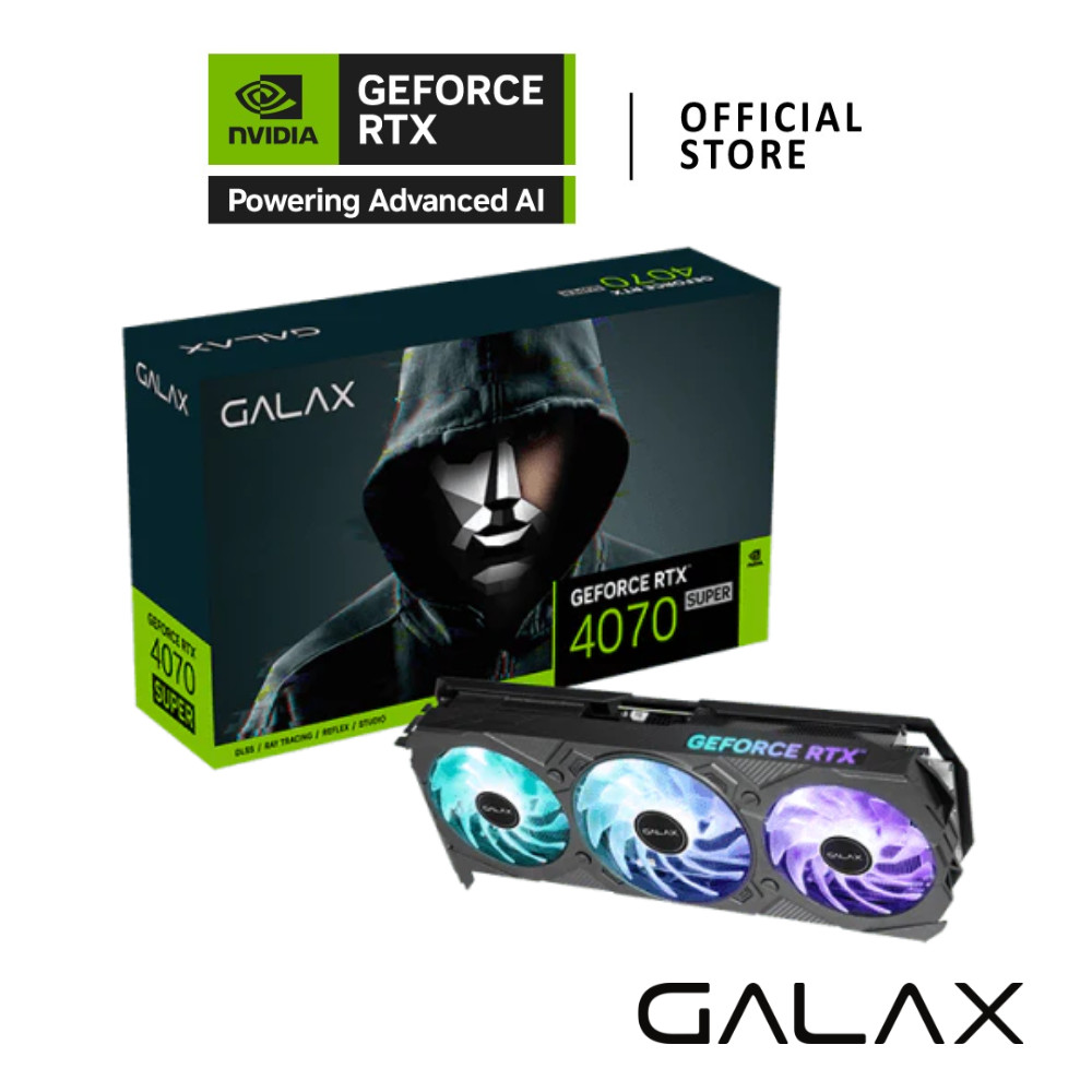 GALAX | NVIDIA® GeForce RTX™ 4070 SUPER EX Gamer 1-Click OC Black ...