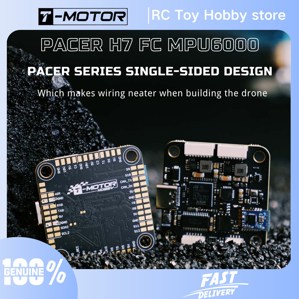 T-motor Pacer H7 FC H743 Flight Controller MPU6000 พร้อม BEC Dual OSD ...