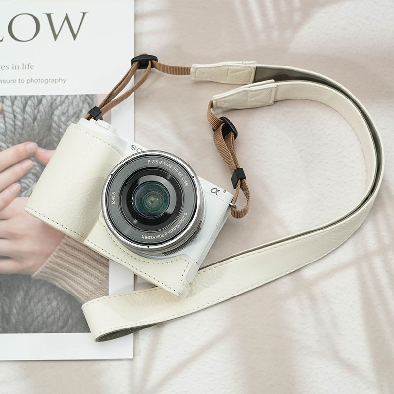 Sony zve10 เคสป้องกัน zve10 กระเป๋ากล้อง zve10L สายรัดข้อมือสายคล้อง ...