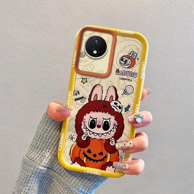 ซิลิโคนนุ่มการ์ตูนสําหรับ Vivo Y02t V2252 Y 02t น่ารัก TPU เคสโทรศัพท์ ...