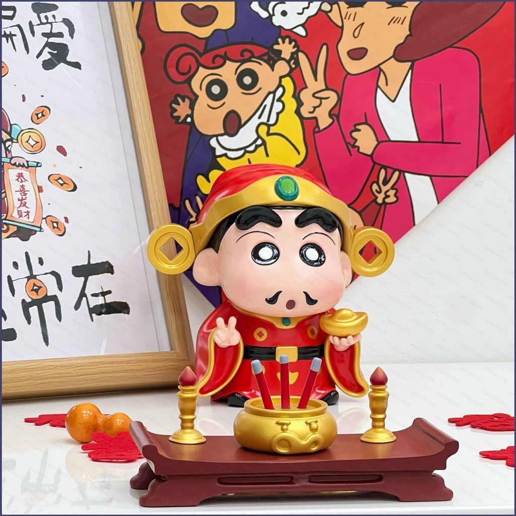 Lg Crayon Shin-chan Action Figure Shinnosuke Nohara God of Wealth dress ...