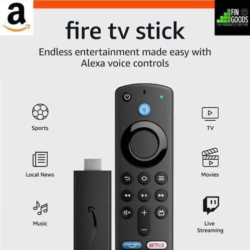 Amazon Fire TV Stick (3rd Gen) Streaming Device with Alexa Voice Remote ...