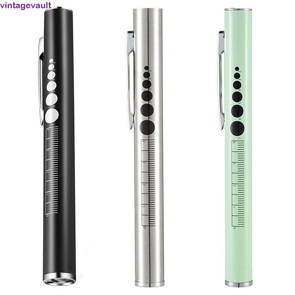 VINTAGEVAULT Mini LED Pen Light, Multi Function Pocket Clip ไฟฉายพยาบาล ...