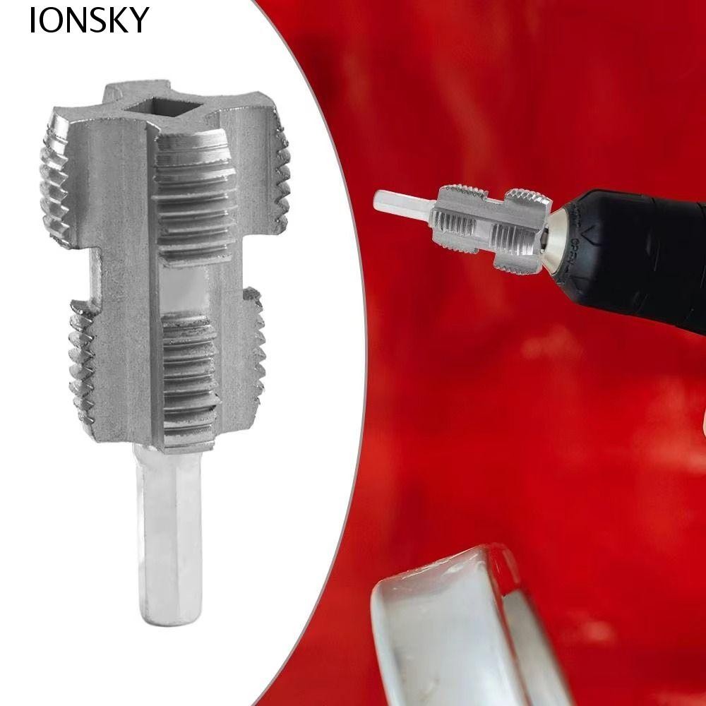 IONSKY เครื่องเปิดด้ายภายใน, ชุดต๊าปเกลียวท่อพีวีซีเจาะ, ที่มี ...