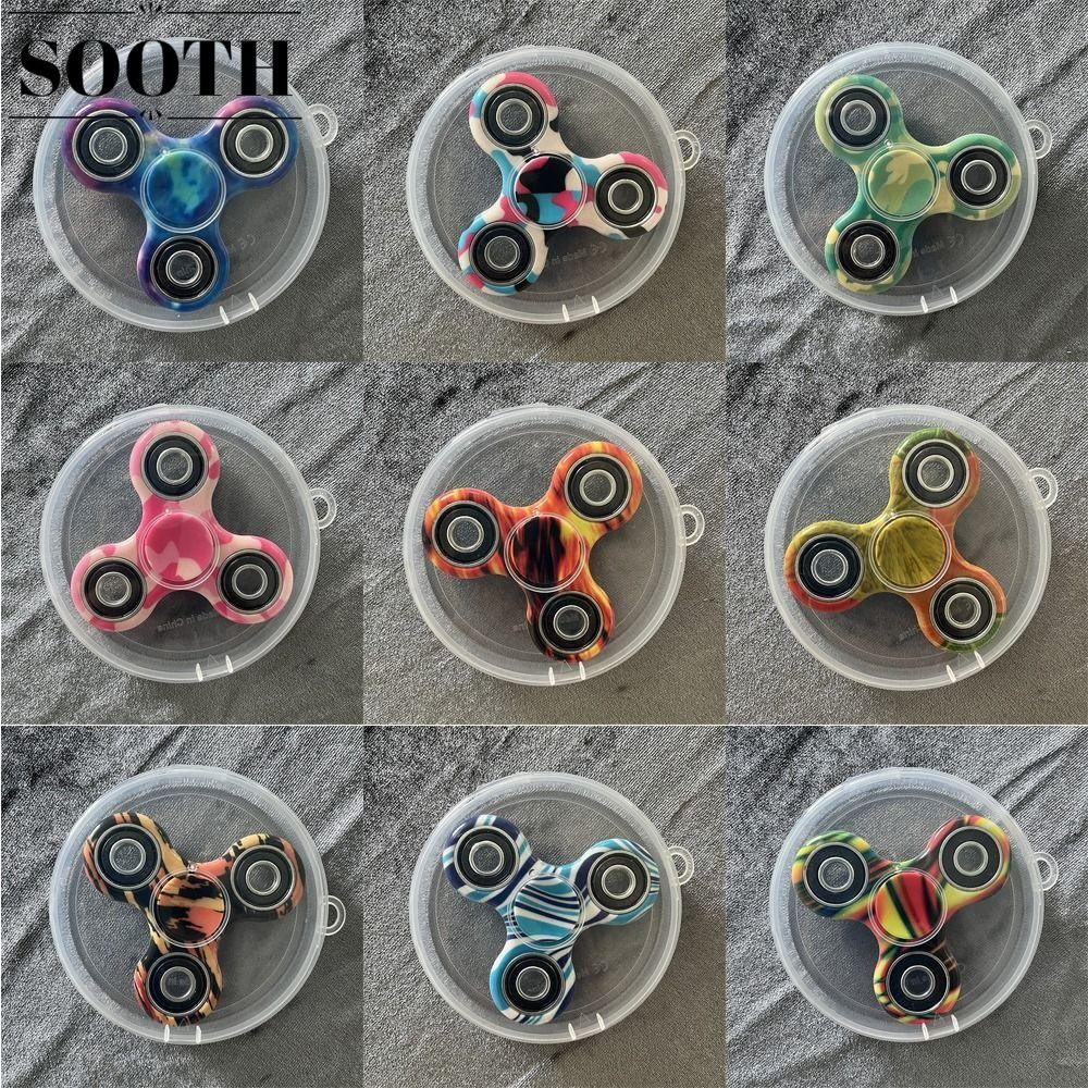 SOOTH EDC Fidget Spinner, Unzip สีชุบ Rainbow Spinner, ใช้งานง่าย Anti ...